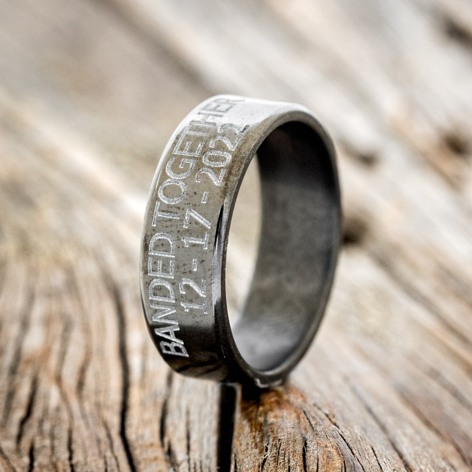 Custom Engraved duck Band Wedding Ring Staghead - Etsy