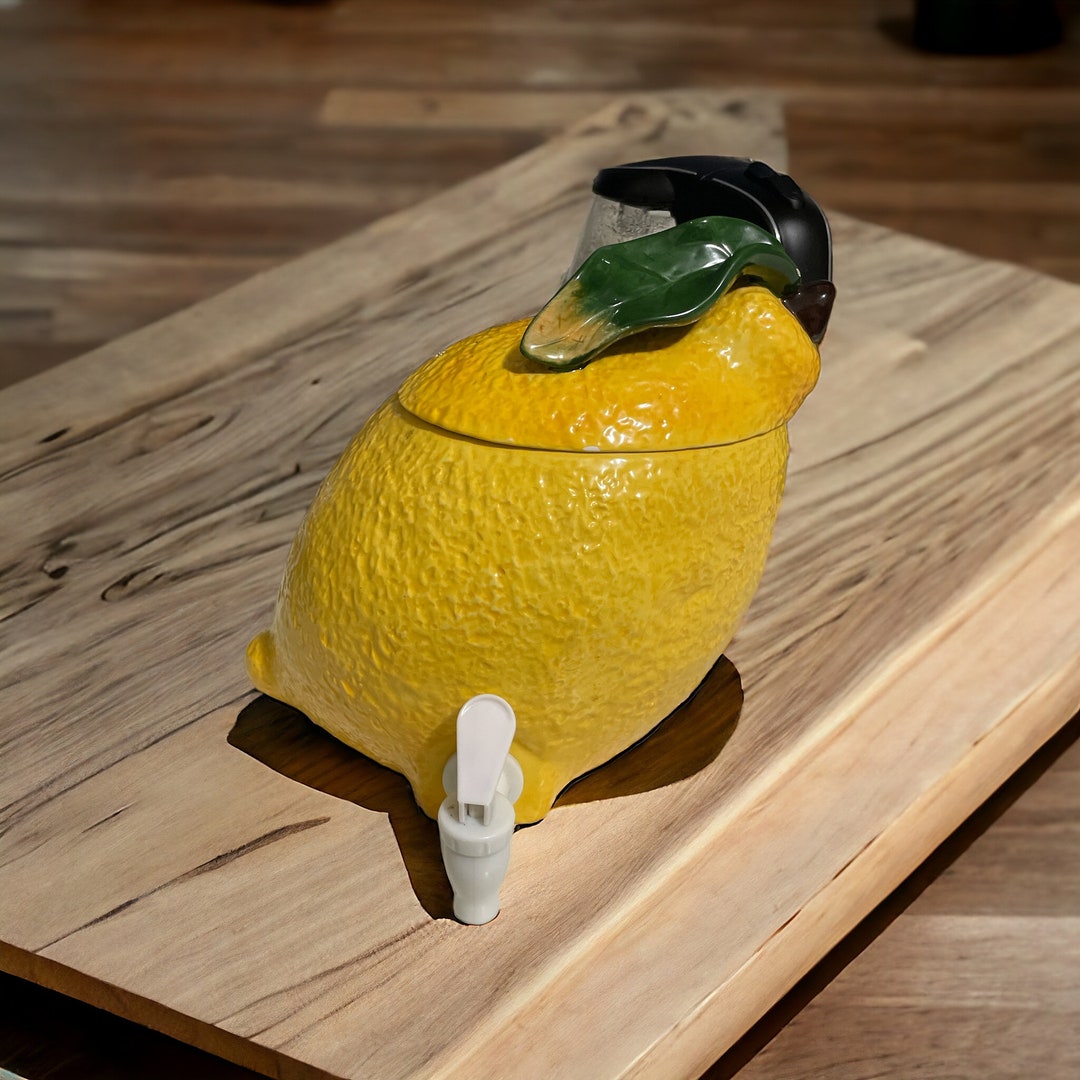 New DEBCO Ceramic Lemon Beverage Dispenser - Etsy