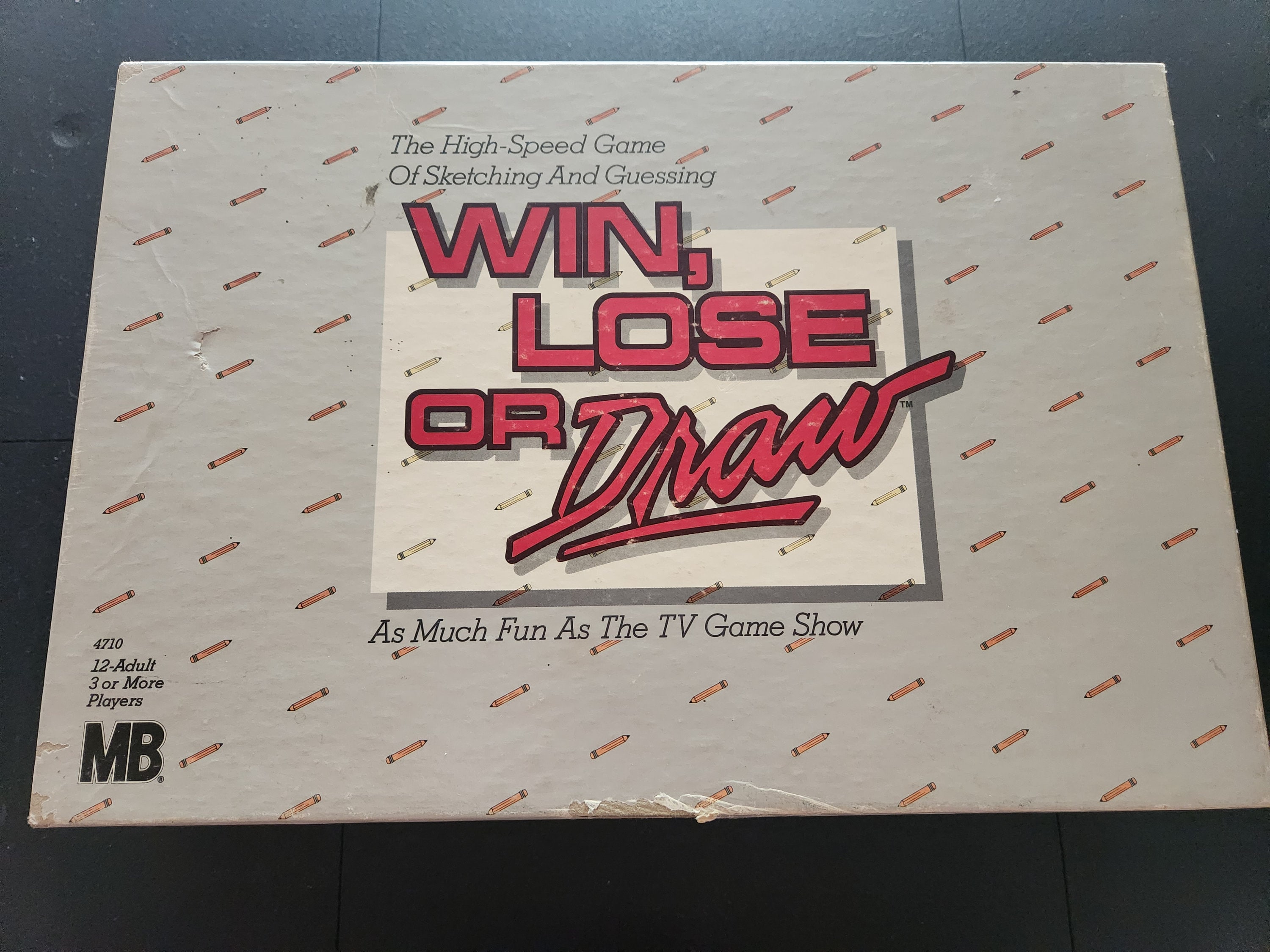 Win Lose or Draw Board Game 1987 - Etsy