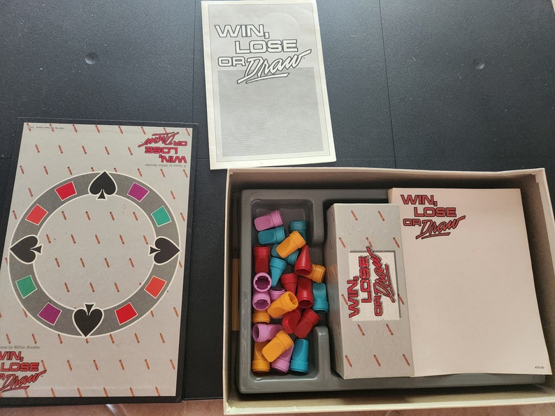 Win Lose or Draw Board Game 1987 - Etsy