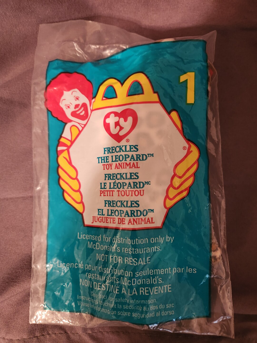 Freckles the Leopard Mcdonalds Beanie Babies - Etsy
