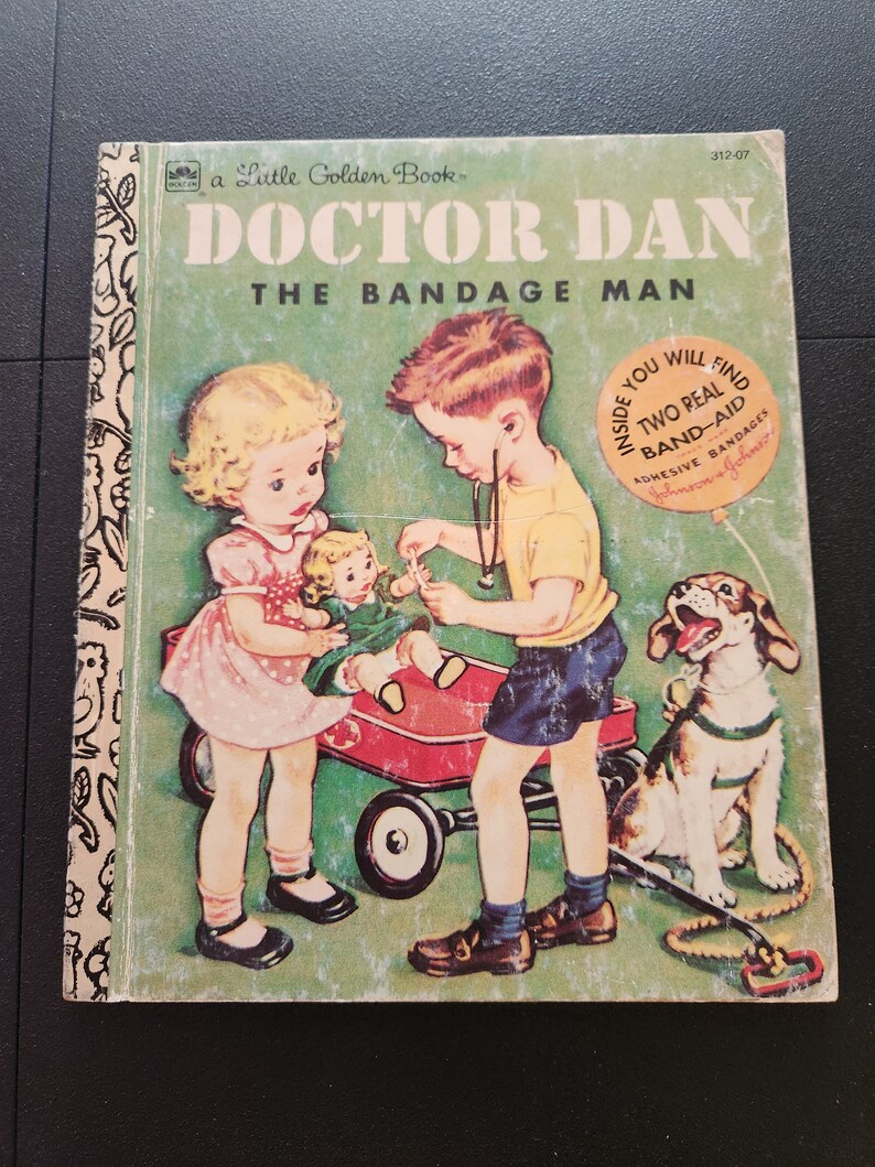 A Little Golden Book Doctor Dan the Bandage Man 1950 - Etsy