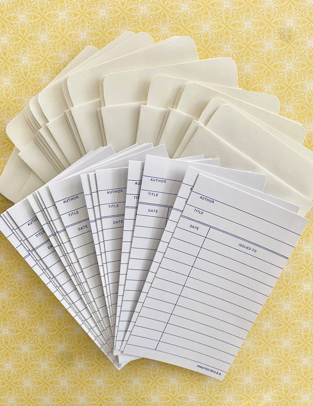 Library Cards, Pockets, OR Sets, in Demand - Etsy