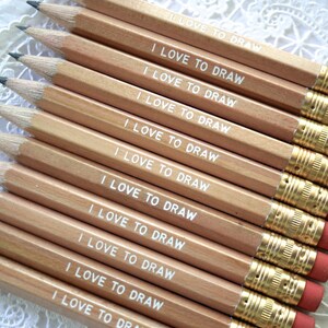 Mini Personalized Pencils, PERSONALIZED Favors - Etsy