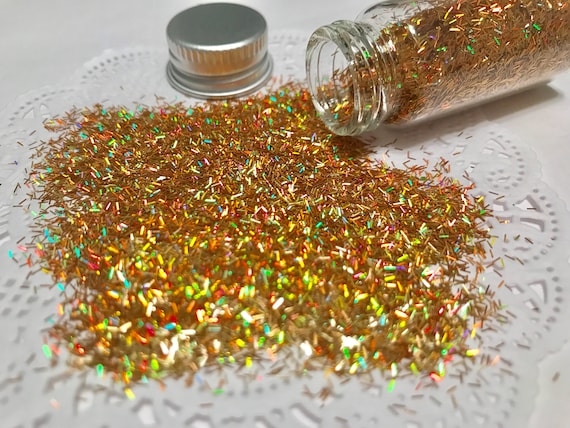 Glitter Cosmetic Holographic Holo Gold TINSEL BARS Glitter - Etsy