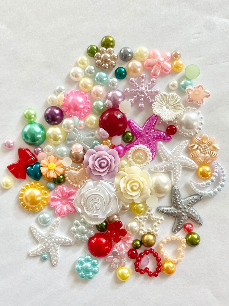 Flatback Cabochons, Embellishments, Random Mix - Etsy