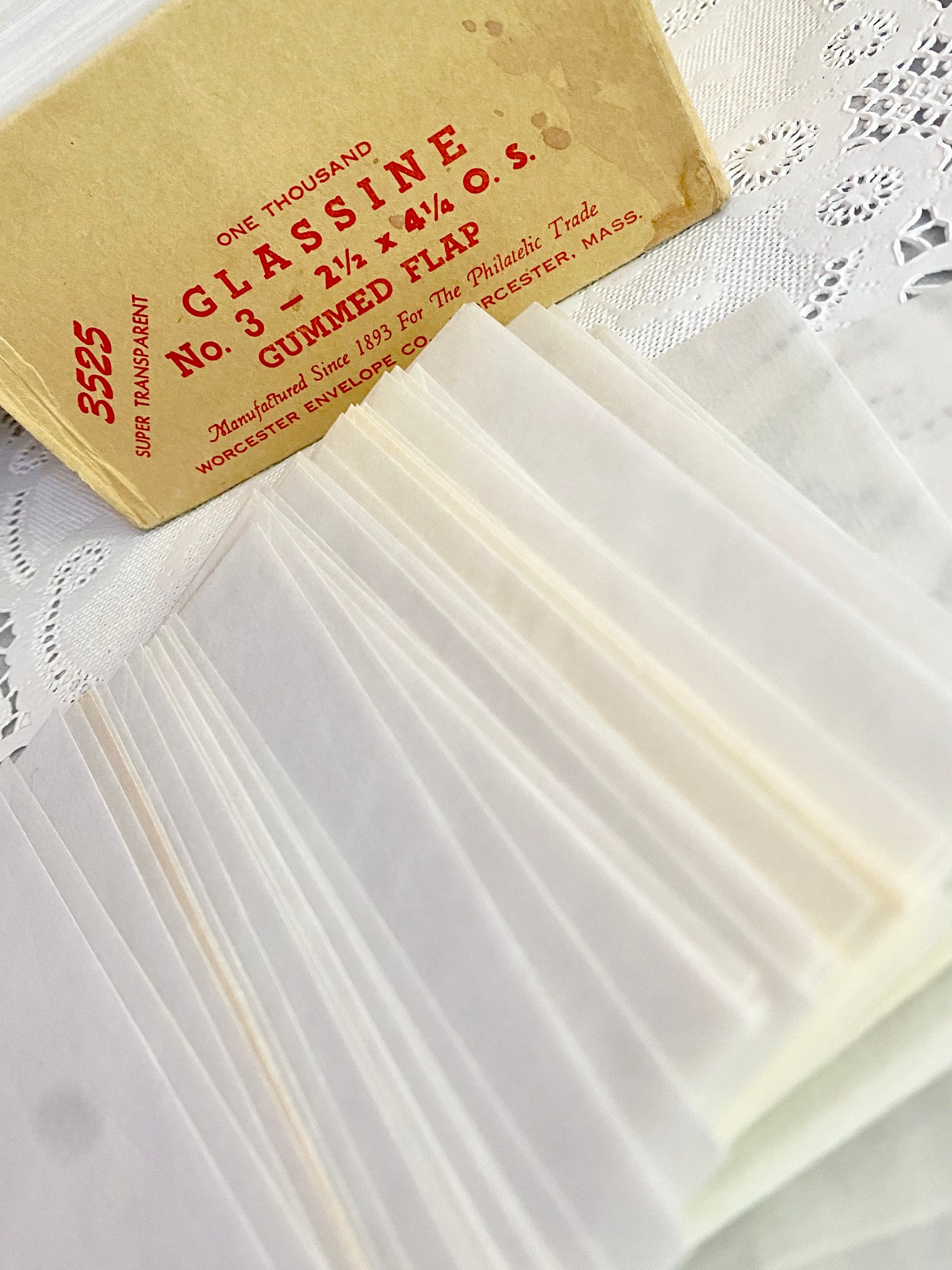 25 Vintage Glassine Envelopes - Etsy