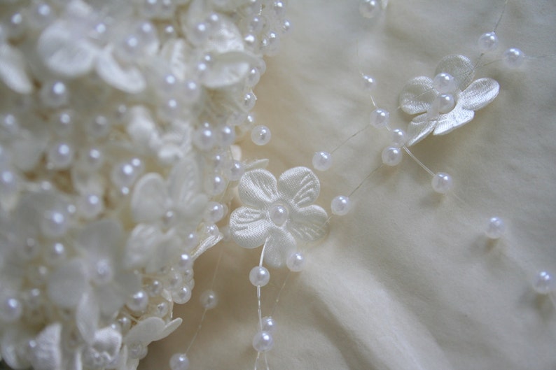 Pearls & Blooms String, Wedding Trim, Ribbon String - Etsy