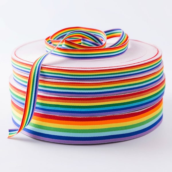 Rainbow Ribbon - Etsy