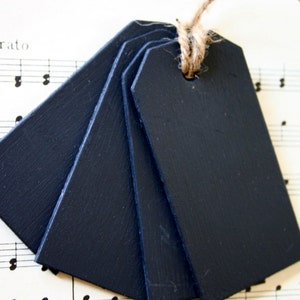 Chalkboard Wooden Tags, Large - Etsy
