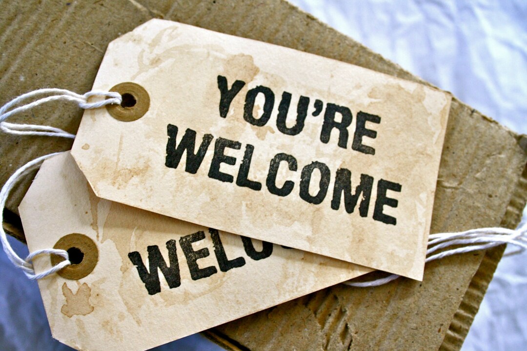 Hang Tags, Packaging, You're Welcome - Etsy