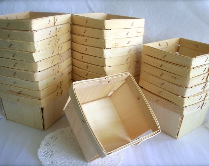 Wood Berry Baskets - Etsy