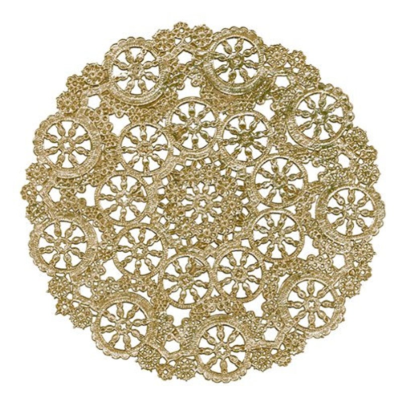 Gold Paper Doilies - Etsy