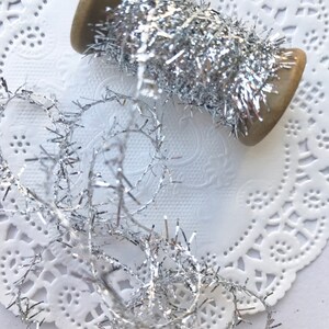 Tinsel Twine String, Metallic GOLD, SILVER, WHITE, Red - Etsy Canada