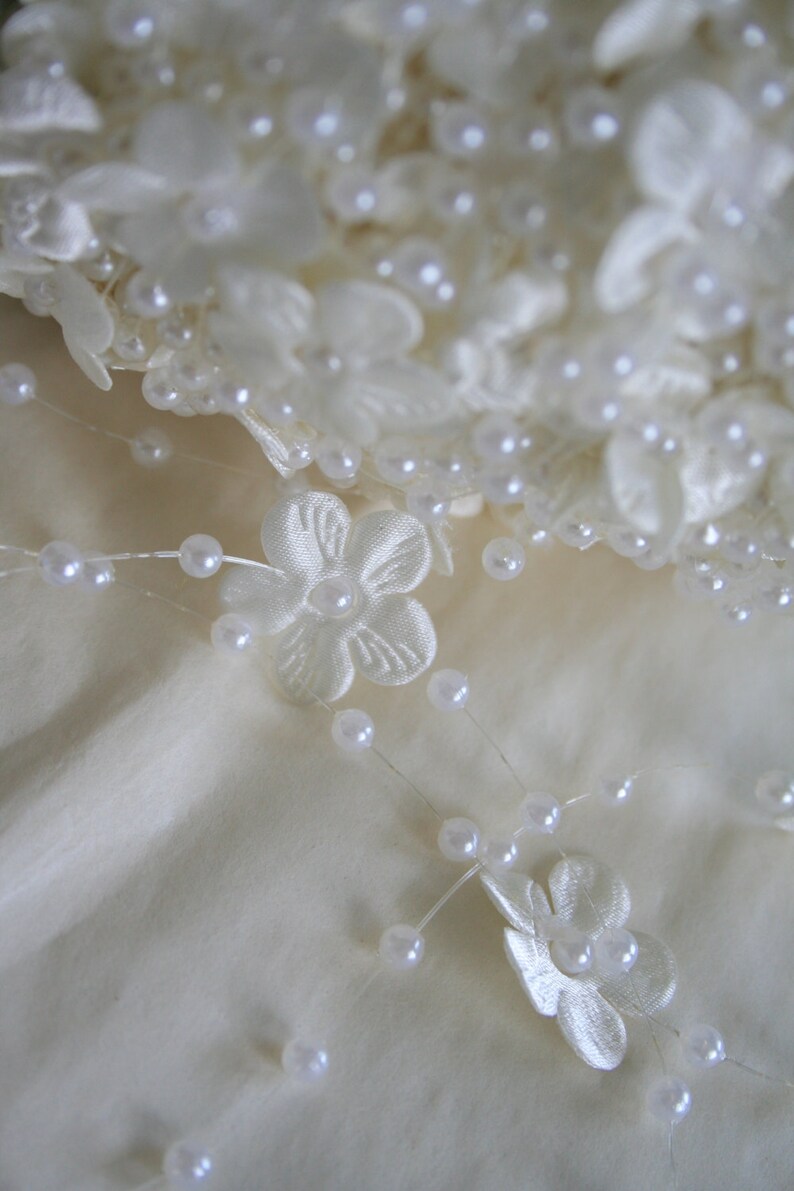 Pearls & Blooms String, Wedding Trim, Ribbon String - Etsy
