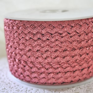 Metallic Vintage Rose Ric Rac 1/4 - Etsy