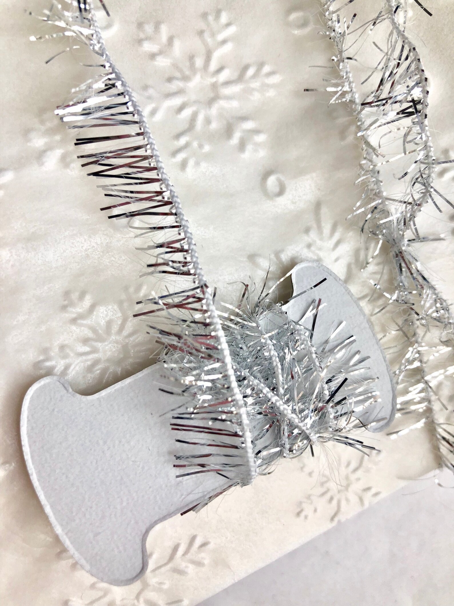 Tinsel Twine String Long Lash Silver Tinsel - Etsy