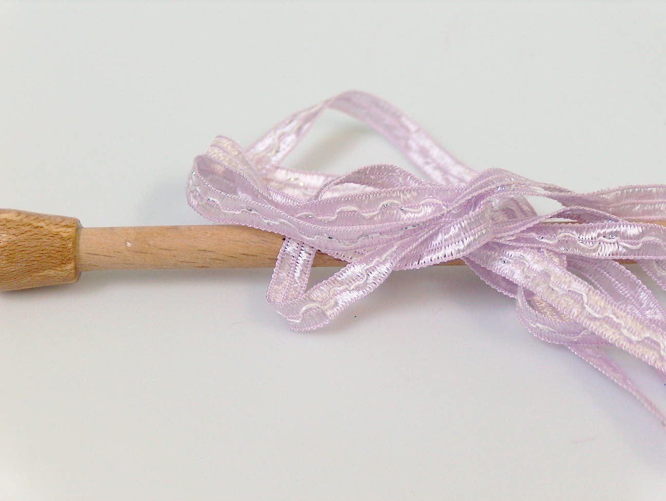 ICE Yarn Satin Ribbon Hand Knitting LILAC Yarn - Etsy