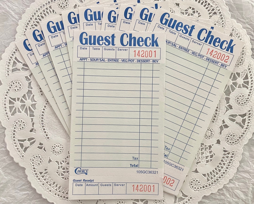 Vintage GUEST CHECKS, Grunge, Ephemera, Junk Journals - Etsy