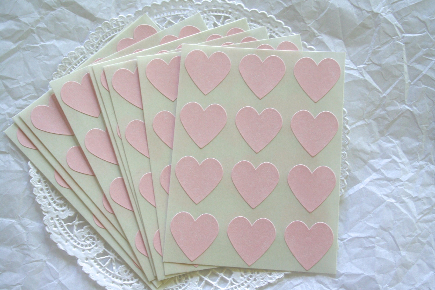 108 Heart Stickers, Sticker Seals, 9 COLORS - Etsy