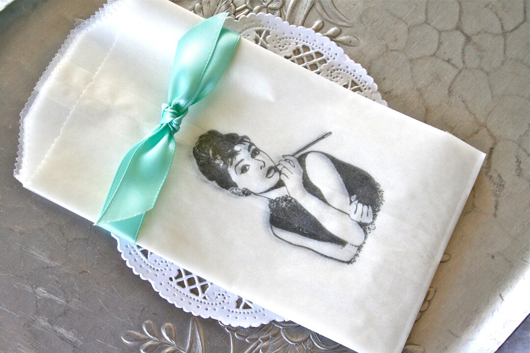 10 Breakfast at Themed Party Favor Bags, Audrey - Etsy