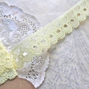 10Y Lemon Yellow Lace Trim - Etsy