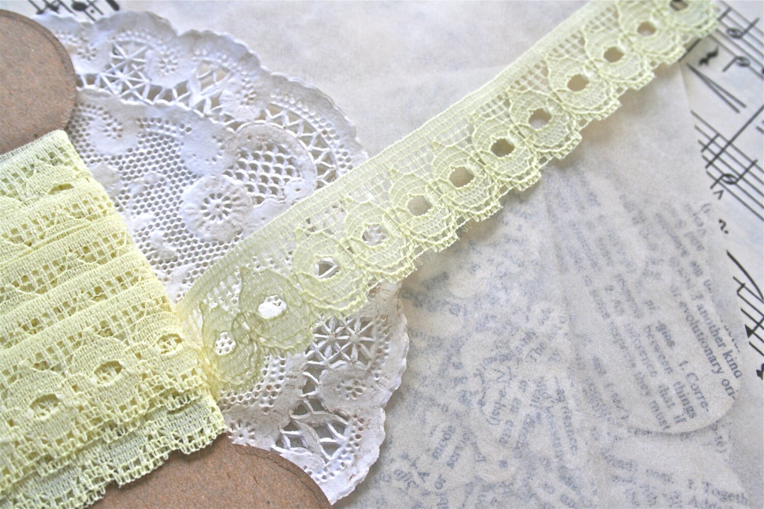 10Y Lemon Yellow Lace Trim - Etsy