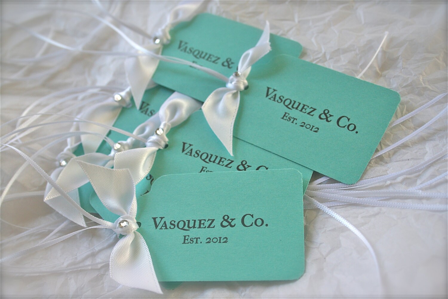 Bride & Co Personalized Tags Wedding Favors Thank You - Etsy