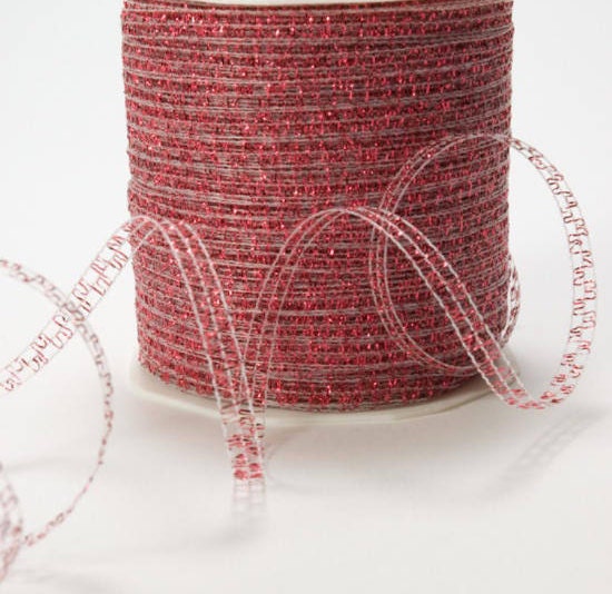 Glitter, 1/4" Woven Sparkling Metallic String Ribbon, GOLD - Etsy