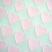 Large POWDER PINK Heart Stickers, Sticker Seals, 6 COLORS - Etsy
