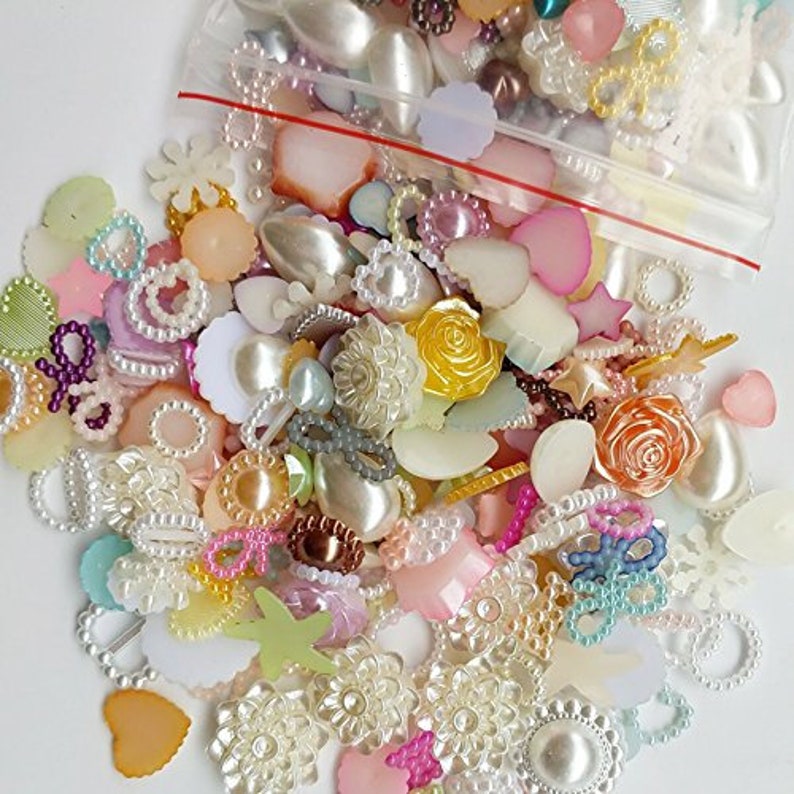 Flatback Cabochons Embellishments Random Mix - Etsy