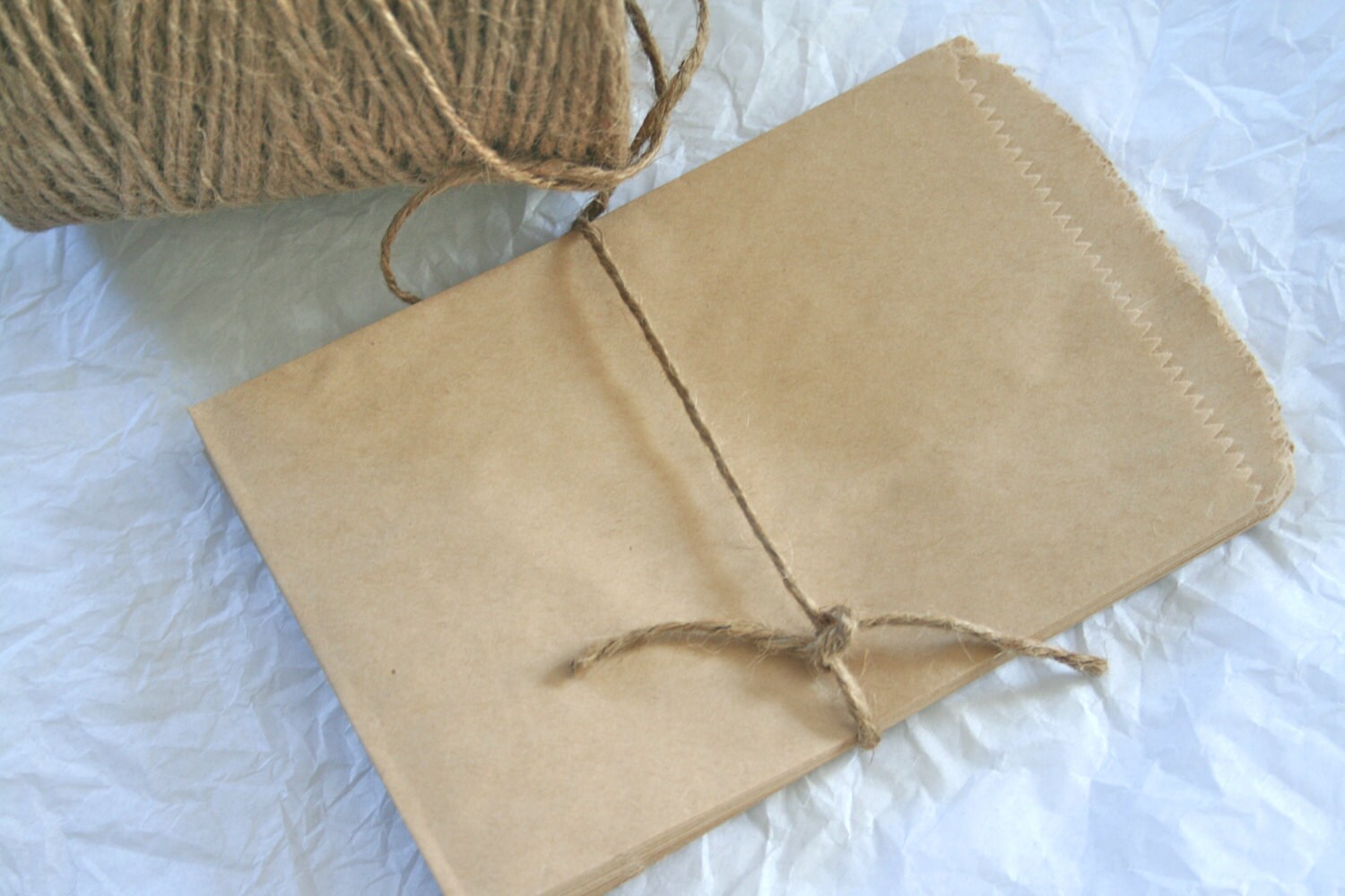 25 Solid Kraft Paper Bags | Etsy