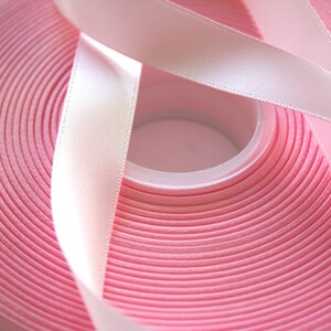 100 Yard Roll of Powder Pink Double Satin Ribbon , Free Shipping on ...