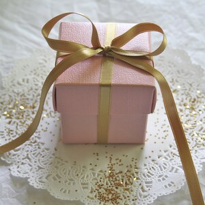 SOFT PINK Favor Boxes BULK With Luxury Satin Ribbon - Etsy