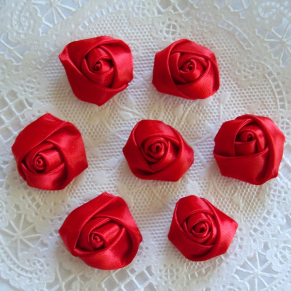 Satin Rosettes - Etsy