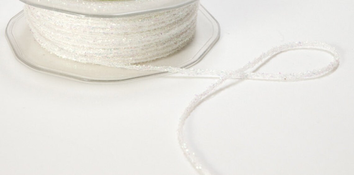 Glitter, TWINE Tinsel Metallic String Ribbon, GOLD - Etsy