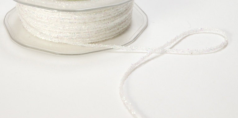 Glitter, TWINE Tinsel Metallic String Ribbon, GOLD - Etsy