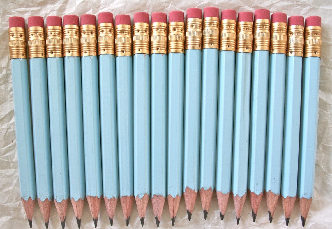 Mini Pencils, 18 Color Choices, Can Be Engraved - Etsy
