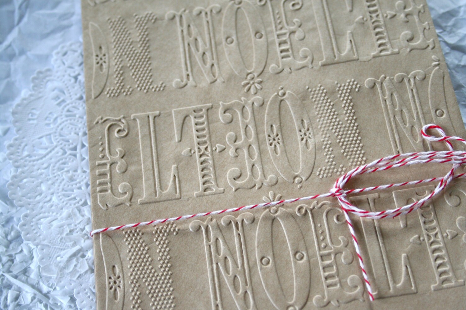25 Christmas Kraft Bags, Noel - Etsy
