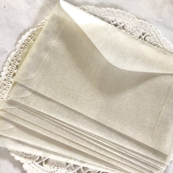 Glassine Envelope - Etsy