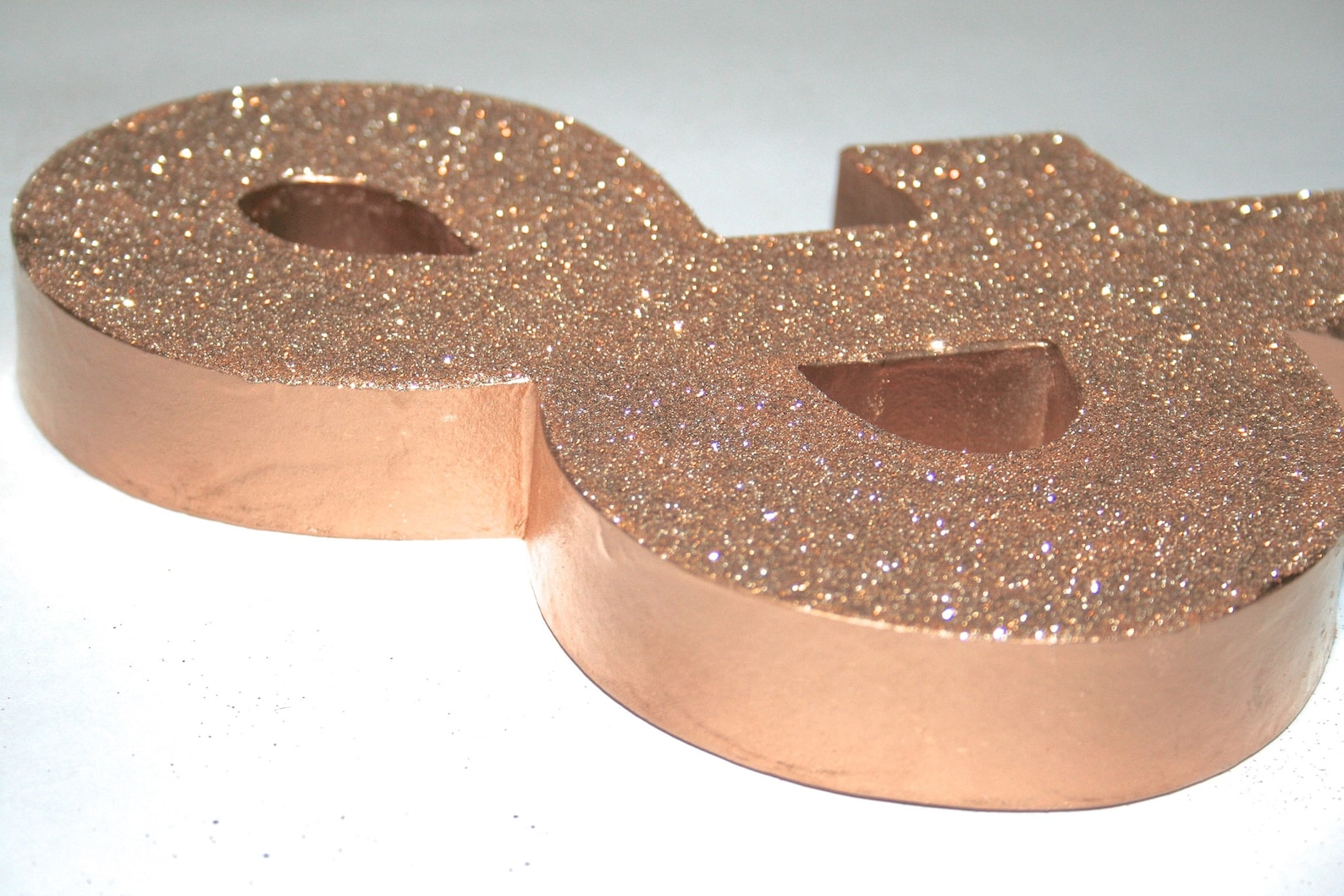 Glitter ROSE GOLD Letters or Numbers ANY Colors Wedding or - Etsy