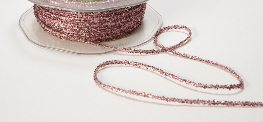 Glitter, TWINE Tinsel Metallic String Ribbon, GOLD - Etsy