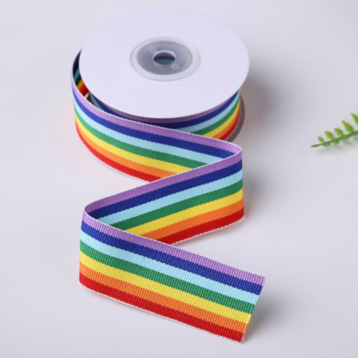 Rainbow Ribbon, 3 Yards, Grosgrain, Many Sizes - Etsy