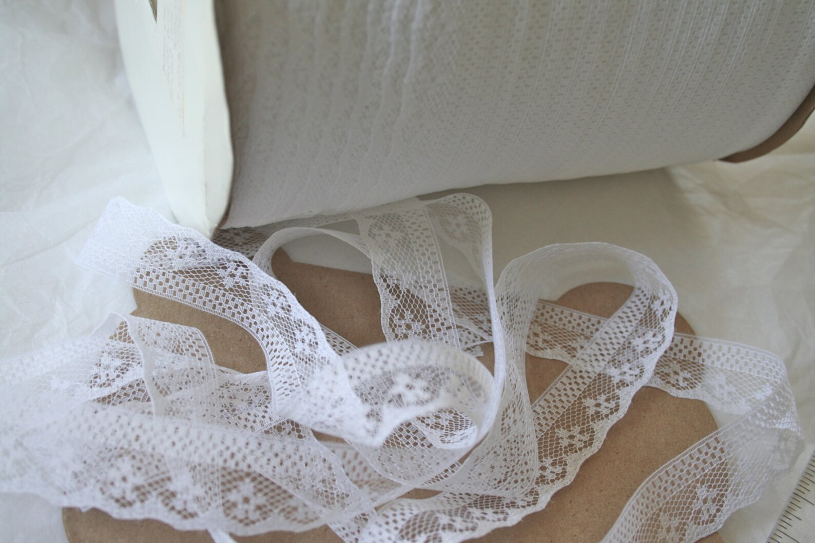White Lace Net Lace Trim - Etsy