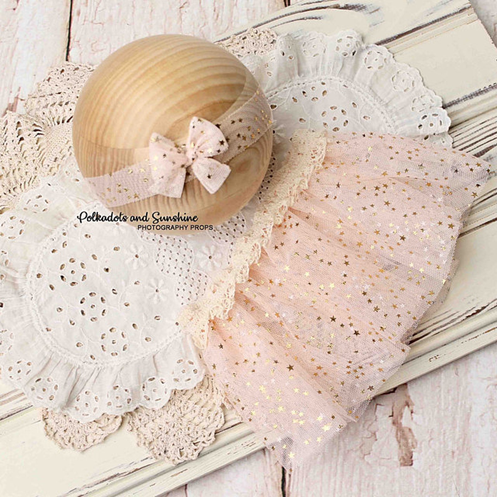 Baby Tulle GOLD STARS TULLE Mesh Ribbon Many Colors - Etsy