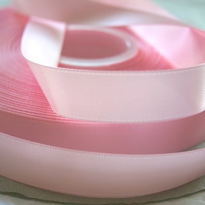 100 Yard Roll of Powder Pink Double Satin Ribbon , Free Shipping on ...