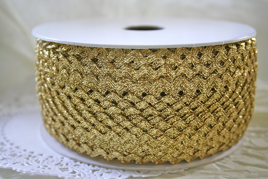 Metallic Gold Ric Rac 1/4" - Etsy