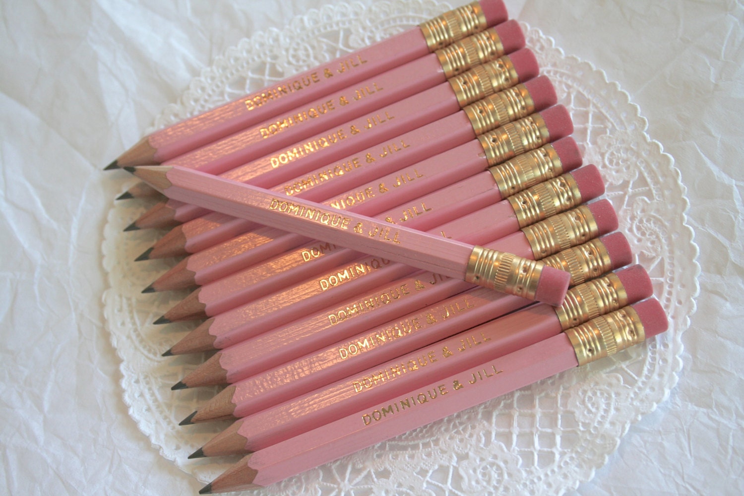 Mini Personalized Pencils 24 Color Choices Party Favors - Etsy