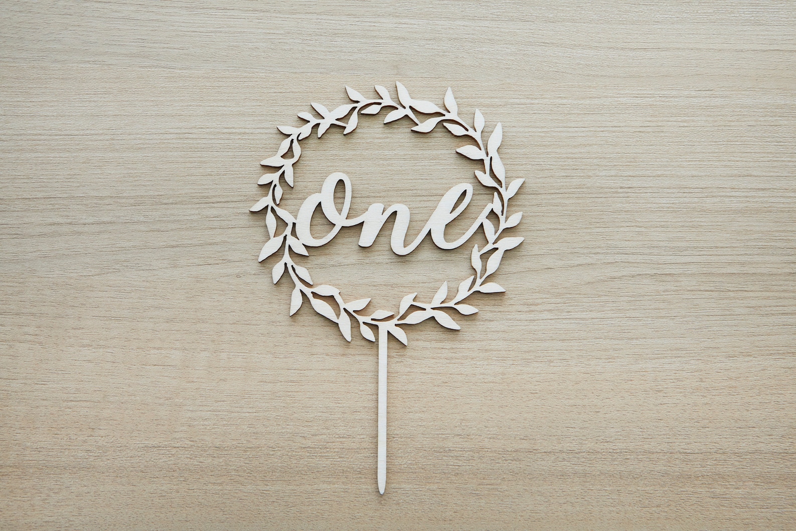 ONE CAKE TOPPER Wood Cake Topper Birthday Cake Topper - Etsy
