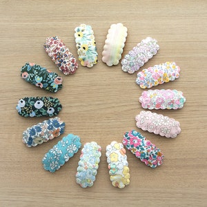 Liberty Snap Clips - Baby Snap Clips - Baby Hair Clips - Fringe Hair ...